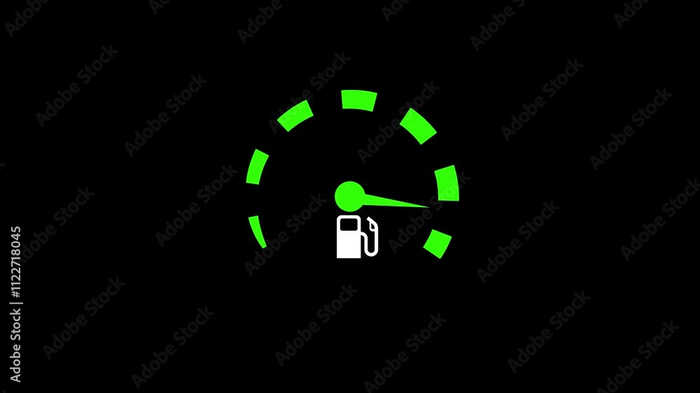 gas pump in the night, Fuel indicator icon, fuel meter dashboard, Fuel ...
