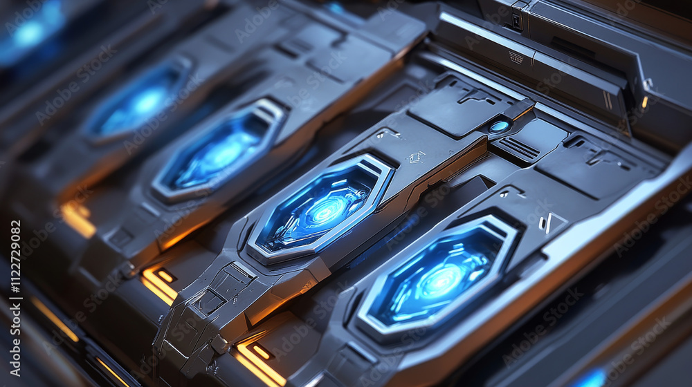 futuristic technology frames interface hud element design for ui games ...