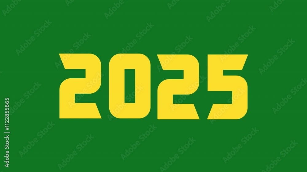 Year changing from 2024 to 2025. Loading 2024 to 2025 progress bar ...