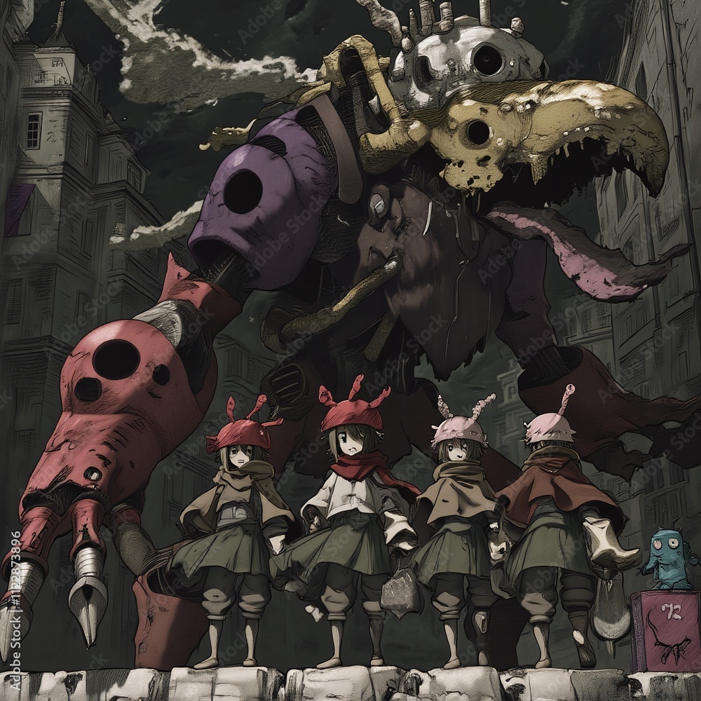 An illustration featuring a group of characters, each with a unique and ...