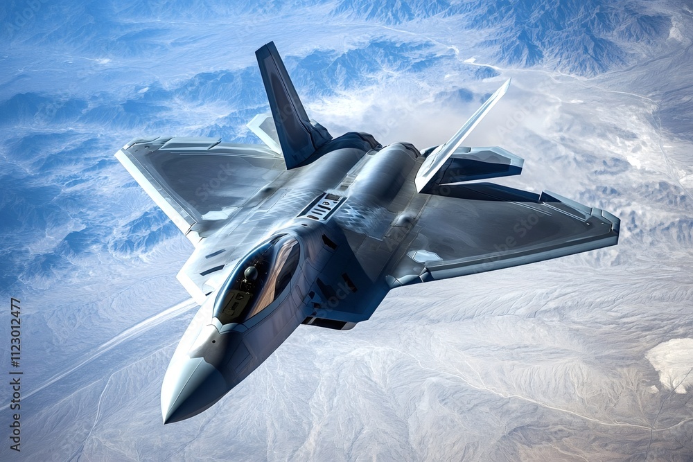 Poster Lockheed martin f-22 raptor, a fifth-generation, single-seat ...
