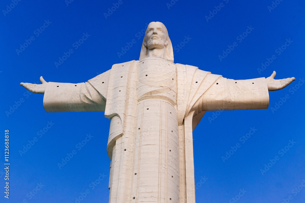 Cristo de la Concordia, statue on a hill in Cochabamba, Bolivia, the ...