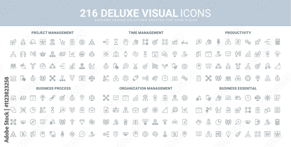 Productivity of business process, project and time management, startup ...