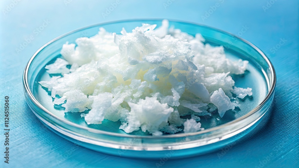 Macro Photography: Cetyl Esters Wax - White Flake Chemical Top View ...