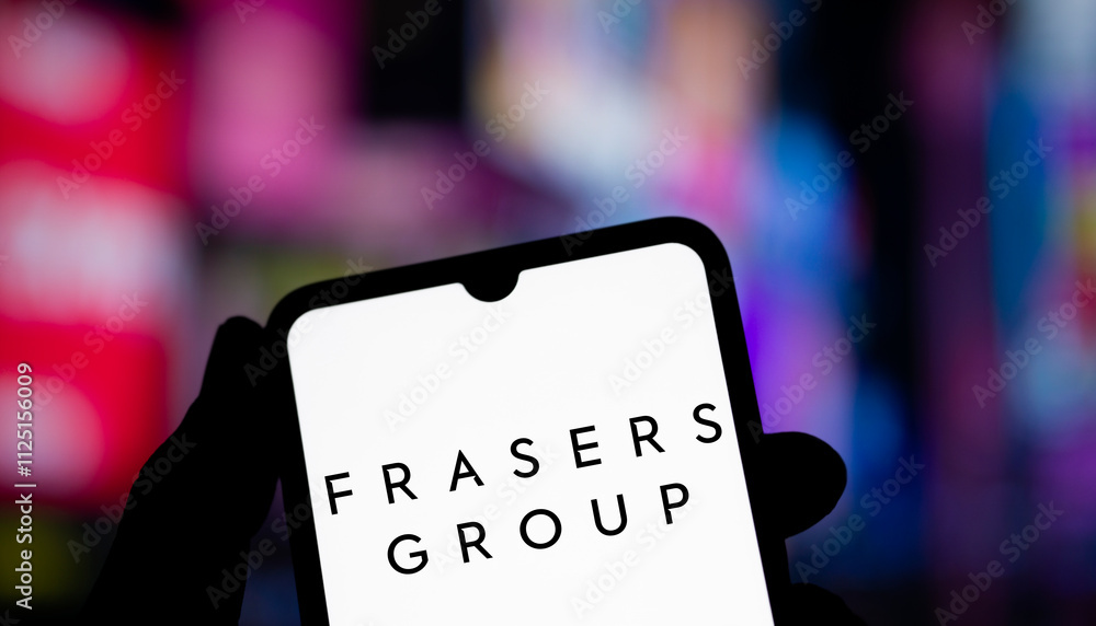 Dhaka, Bangladesh- 9 Dec 2024: Frasers group logo is displayed on ...