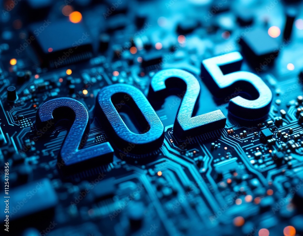 Future Technology and Innovation A Glimpse into 2025 on a Circuit Board ...