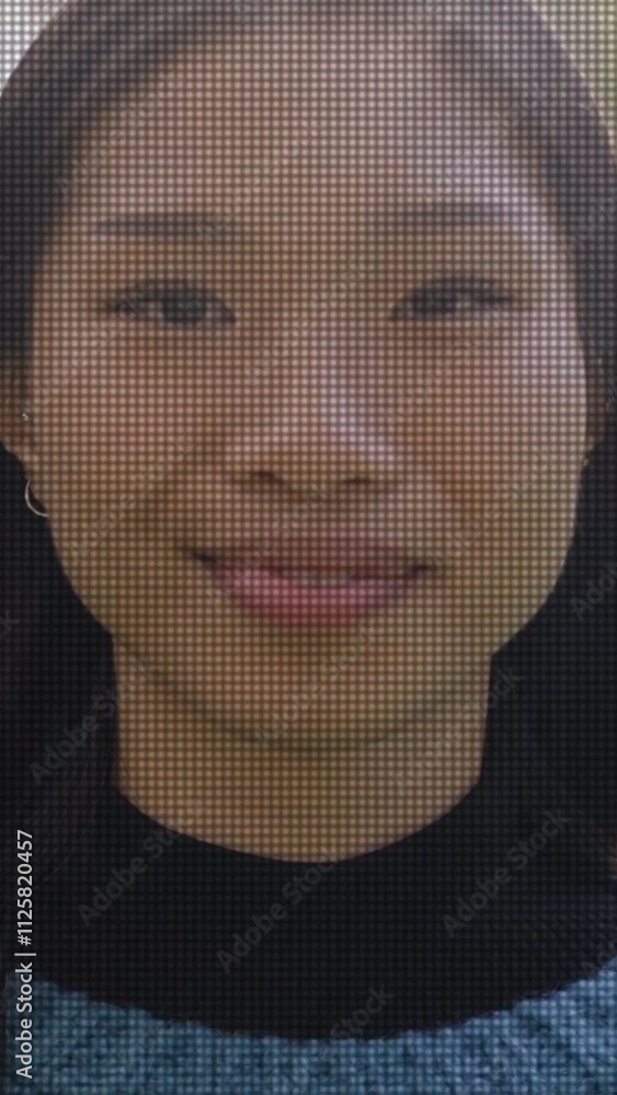 Vertical Digital Screen Texture Overlay Stock Template | Adobe Stock