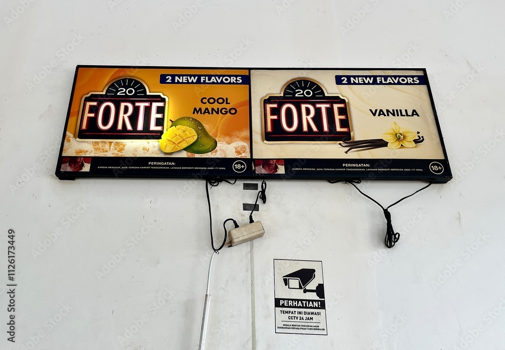 Jakarta, Indonesia - December 8th, 2024 - 20 Forte mango and vanilla ...