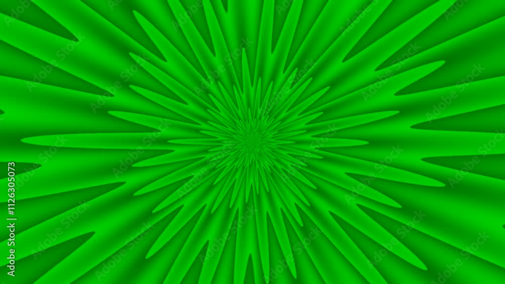 Motion background with animated rotating green segments (1920x1080 ...