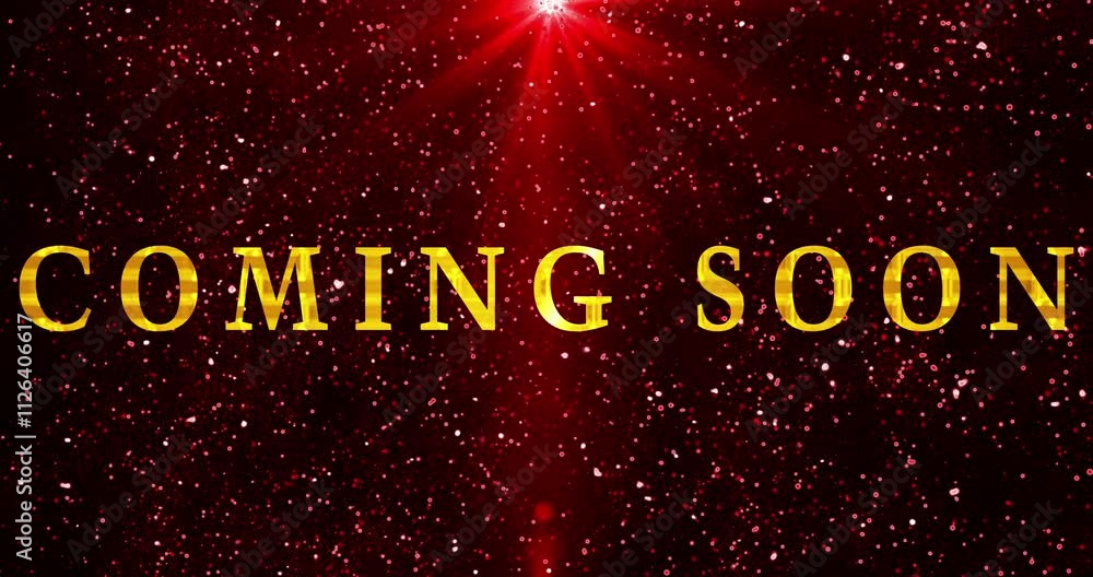 Gold Coming Soon Text Reveal in 4K.Movie Trailer Gold Coming Soon Text ...