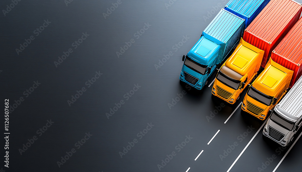 Logistics disruption in supply chain management transportation hub ...