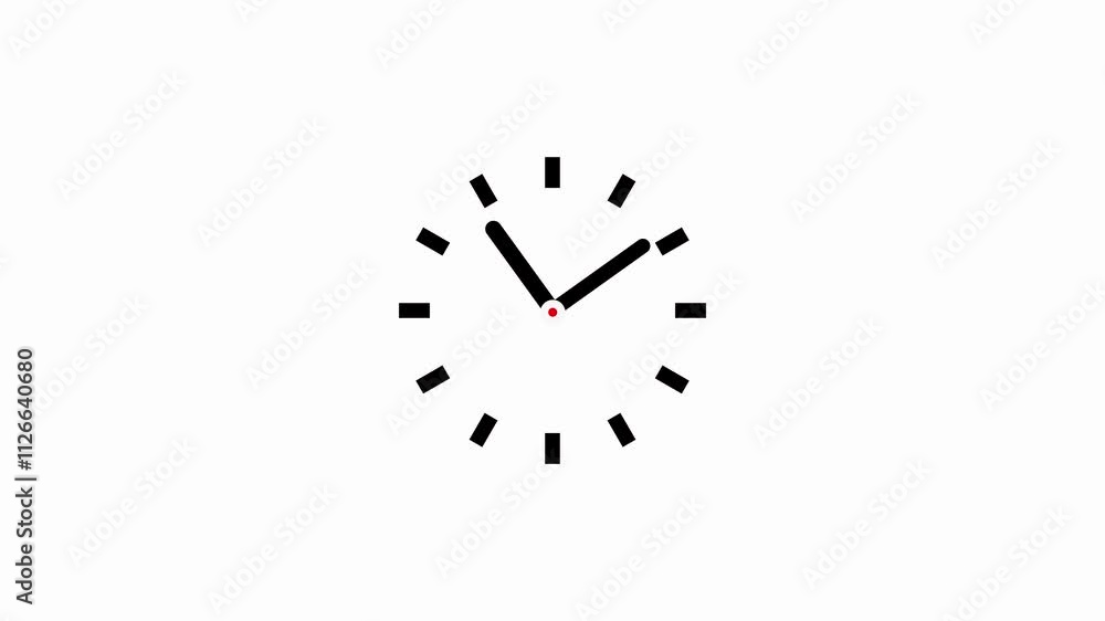 Clock icon Countdown 24 Hour Day Fast Speed. Clock timer rotation 360 ...
