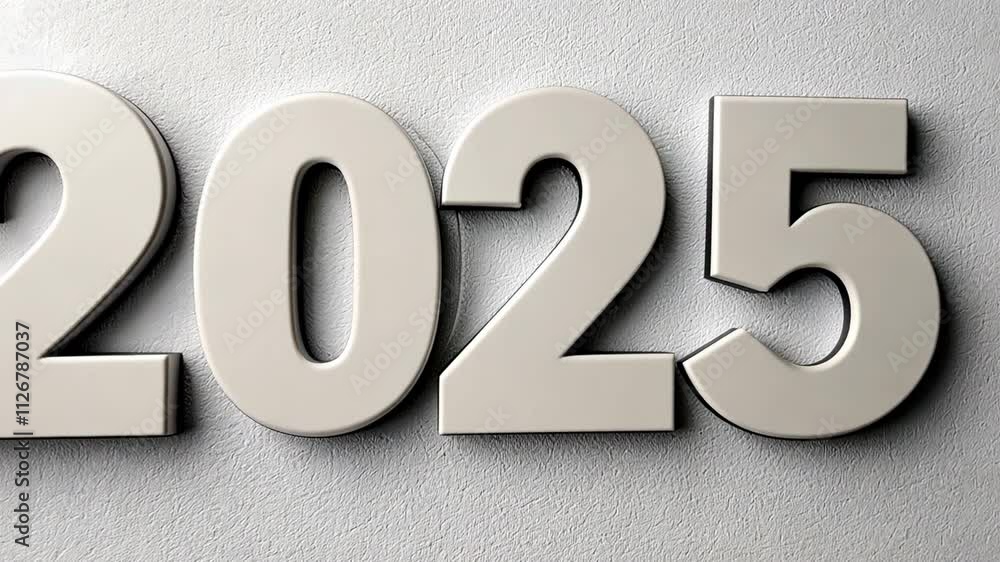 2025: Embracing the Future: A bold and minimalist graphic ...