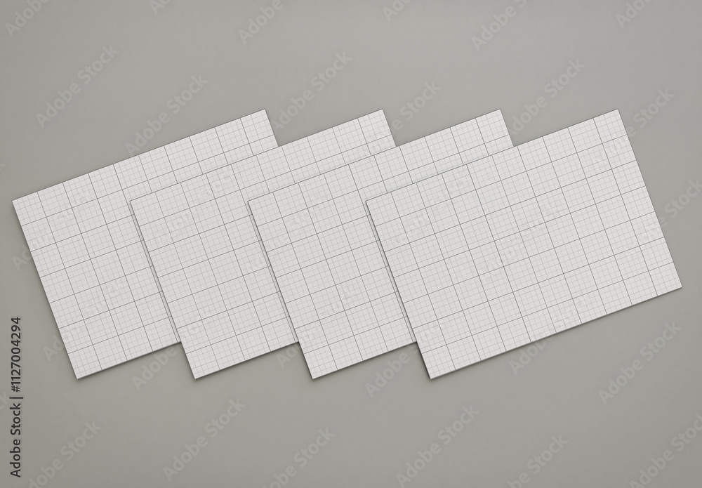 Horizontal Page Brochure Cover Mockup 02 Stock Template | Adobe Stock