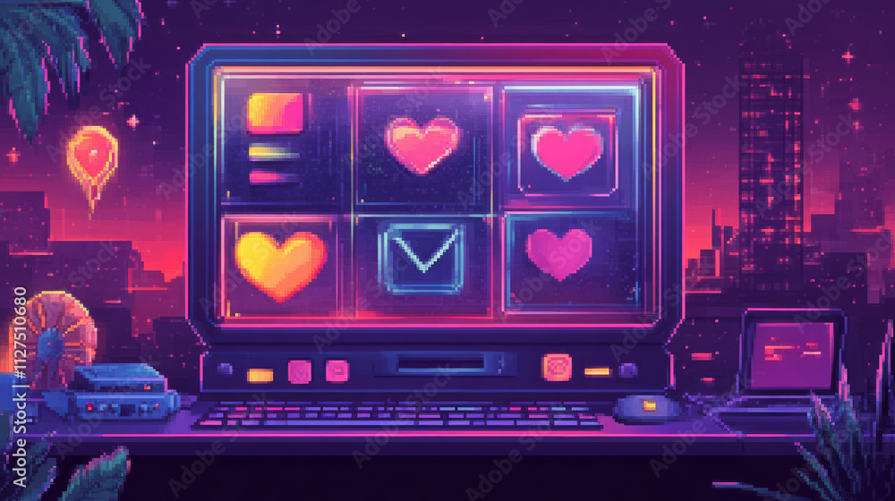 Set of retro 90s software frames isolated on transparent background ...