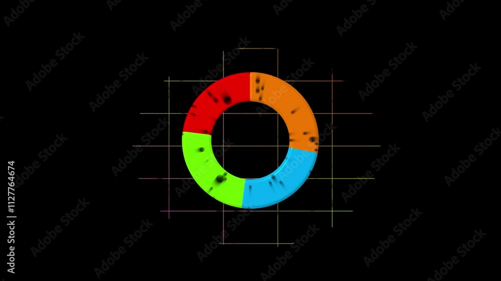 system, tech, technology, Cyberpunk style loading bar animation ...