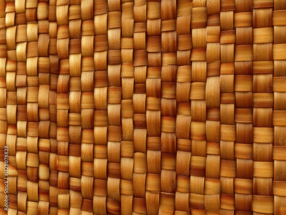 Elegant textures and details found in the woven wood wall structure ...