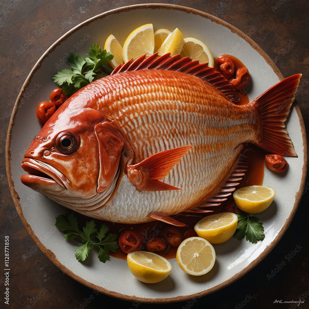 Fish with Lemon Slices and Fresh Herbs / Plato de Delicia Cítrica ...