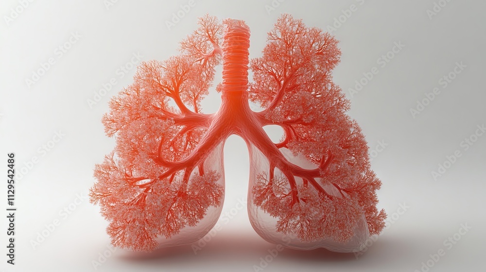 Emphysema-Affected 3D Human Lungs: A lifelike model depicting emphysema ...
