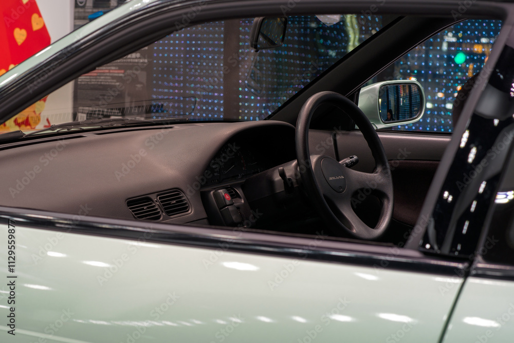 Ginza, Tokyo - Nov 22 2024: On display at the Nissan Crossing Ginza ...