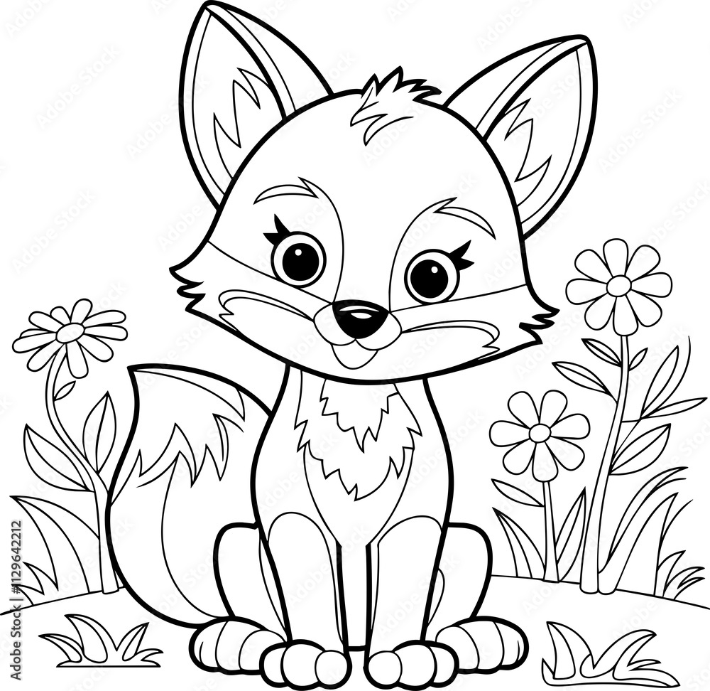 Adorable Baby Animals Coloring Page for Kids – Fun and Educational ...