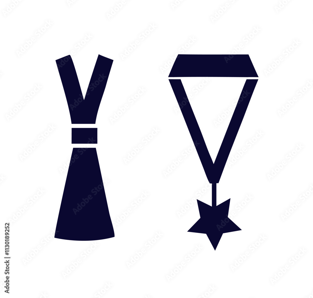 Boxing Award vector clip art Collection, Boxing Award Sport Isolated ...