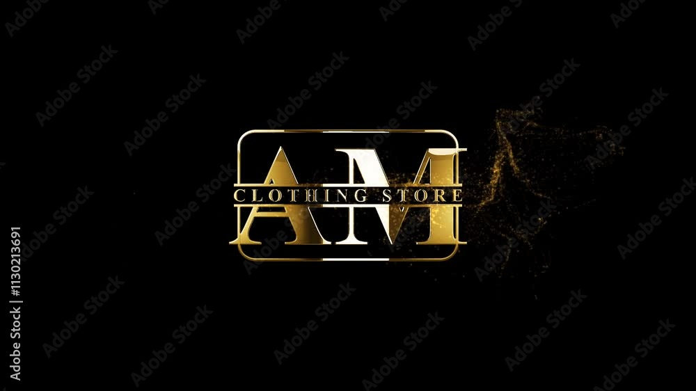Vidéo Stock AM MA Letter Logo, Am Logo Animation, Luxury Am Clothing ...