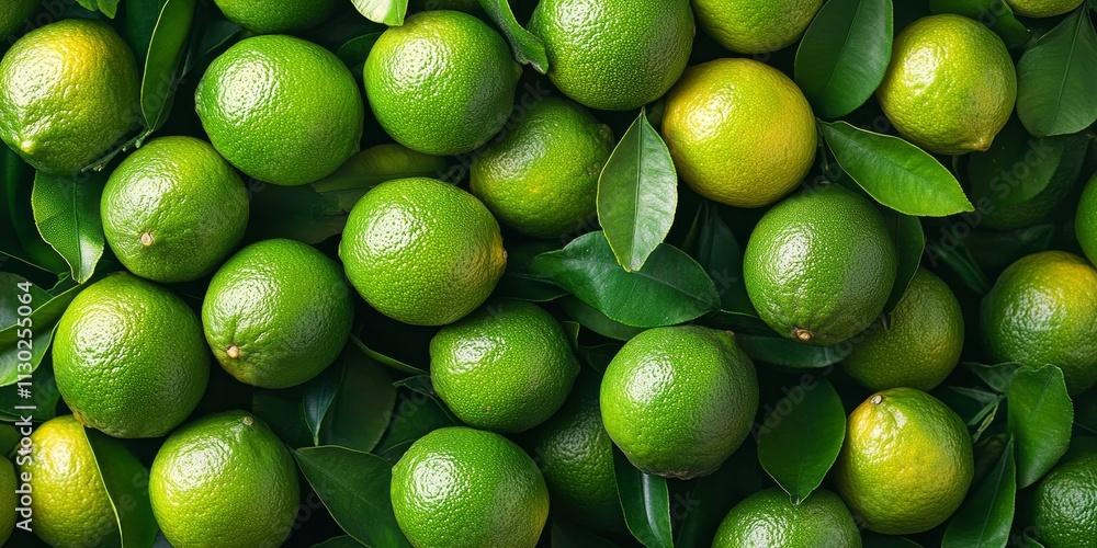 Whole ripe sweet lime fruits, also known as Citrus limetta, showcase a ...