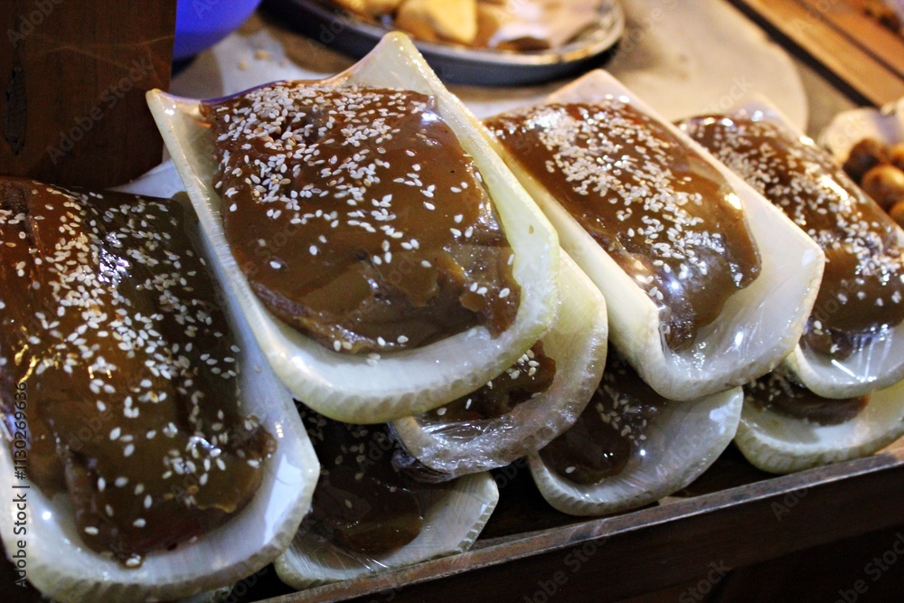 Poster Its name is jenang debog or wajik debog which is very delicious ...