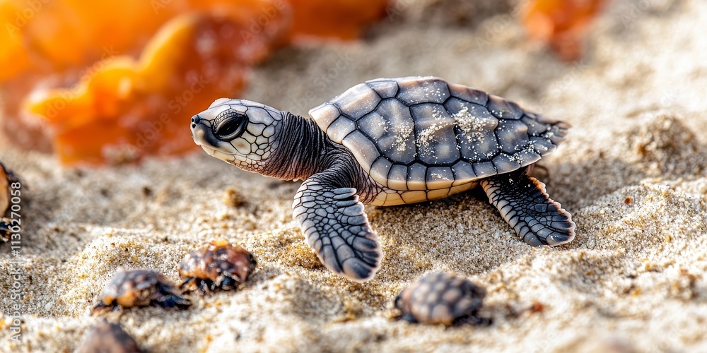 Discovering hawksbill turtle hatchlings reveals the beauty of these ...