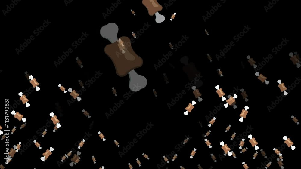 animated chicken leg emoji, cartoon drumstick emoji, moving chicken leg ...