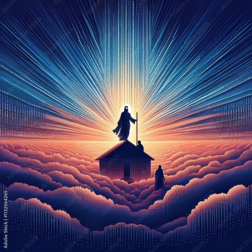 ASCII Gradient ASCII A gradual transition of characters creating Stock ...