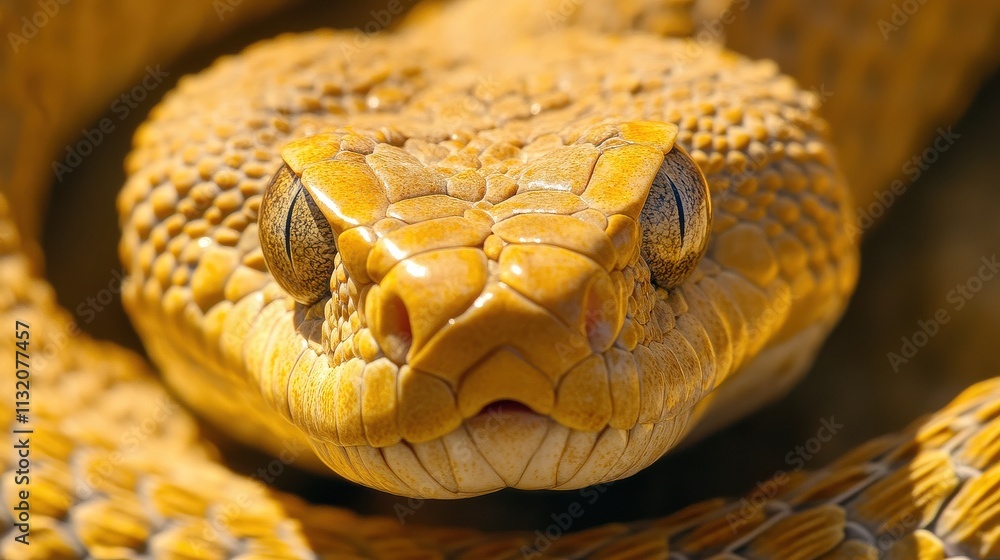 Unique slithering patterns of sidewinder rattlesnake in desert ...