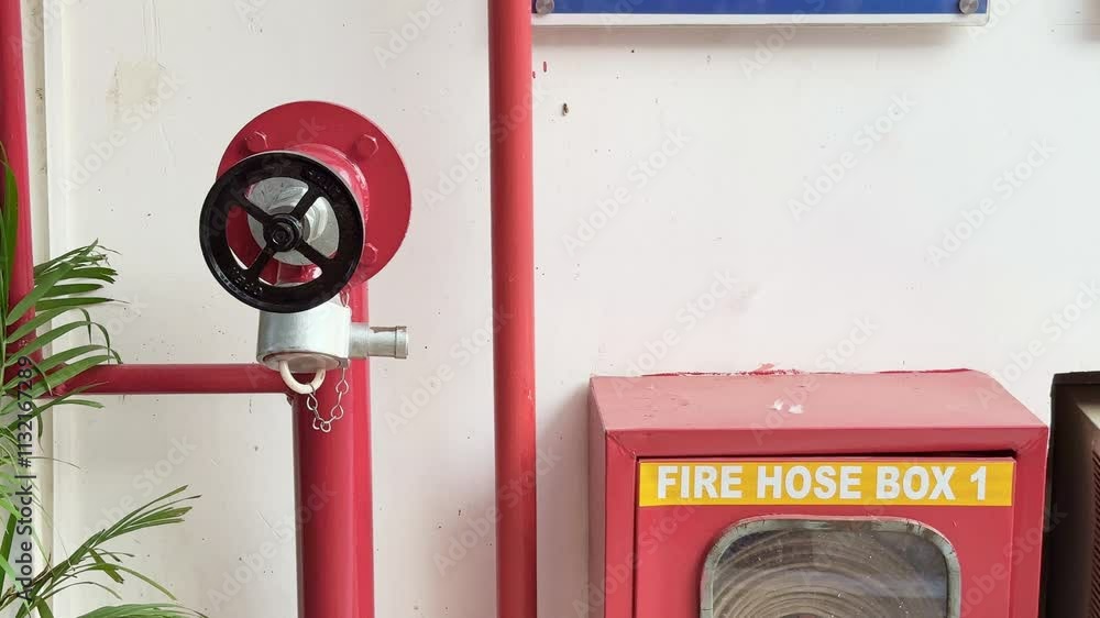 Fire fighting system installed at the commercial building premise with ...