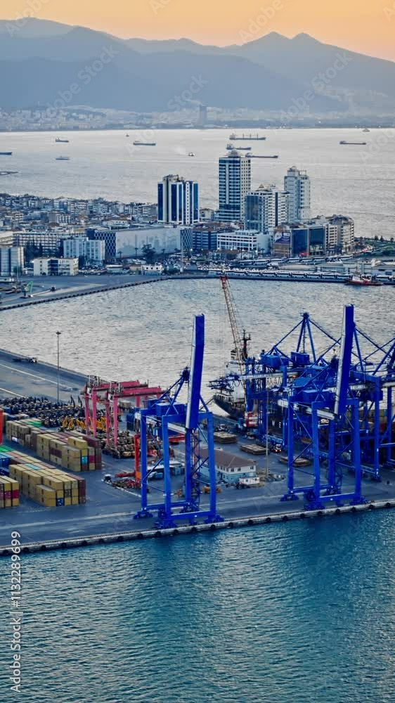 Container port terminal, Logistics and transportation of Container ...