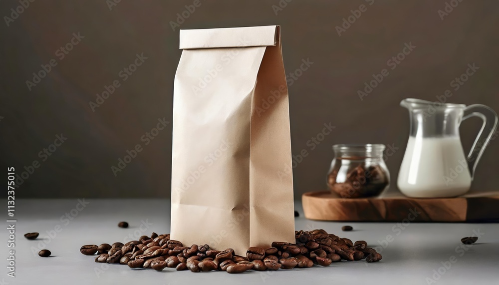 Elegant Paper Bag Coffee Mockup Showcase Your Brand with a Stunning ...