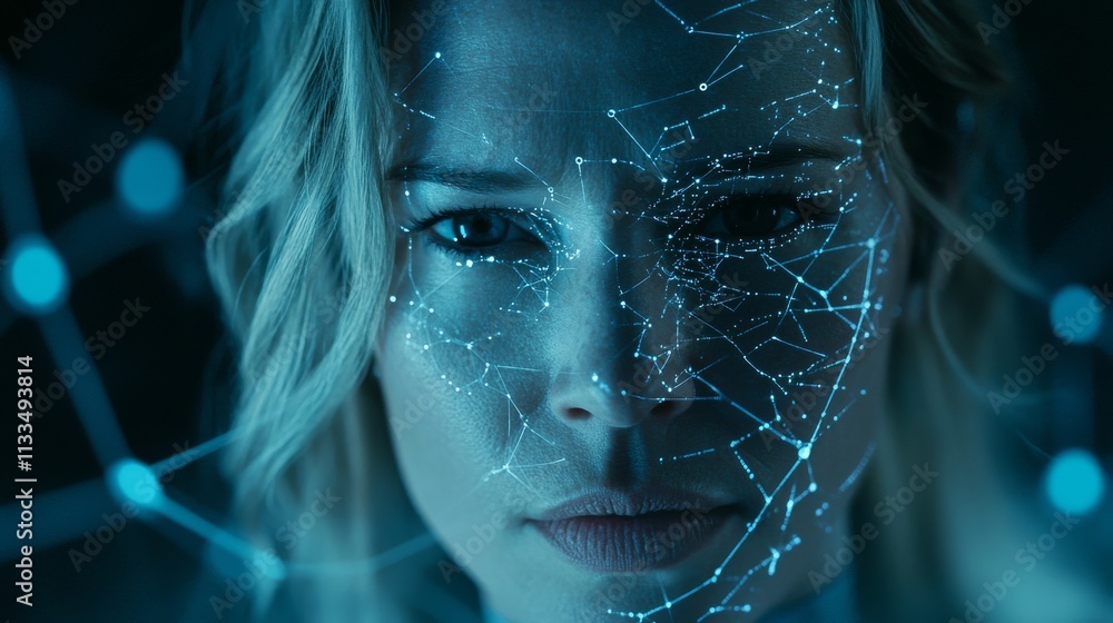 AI-driven facial recognition technology, revealing deepfakes by ...