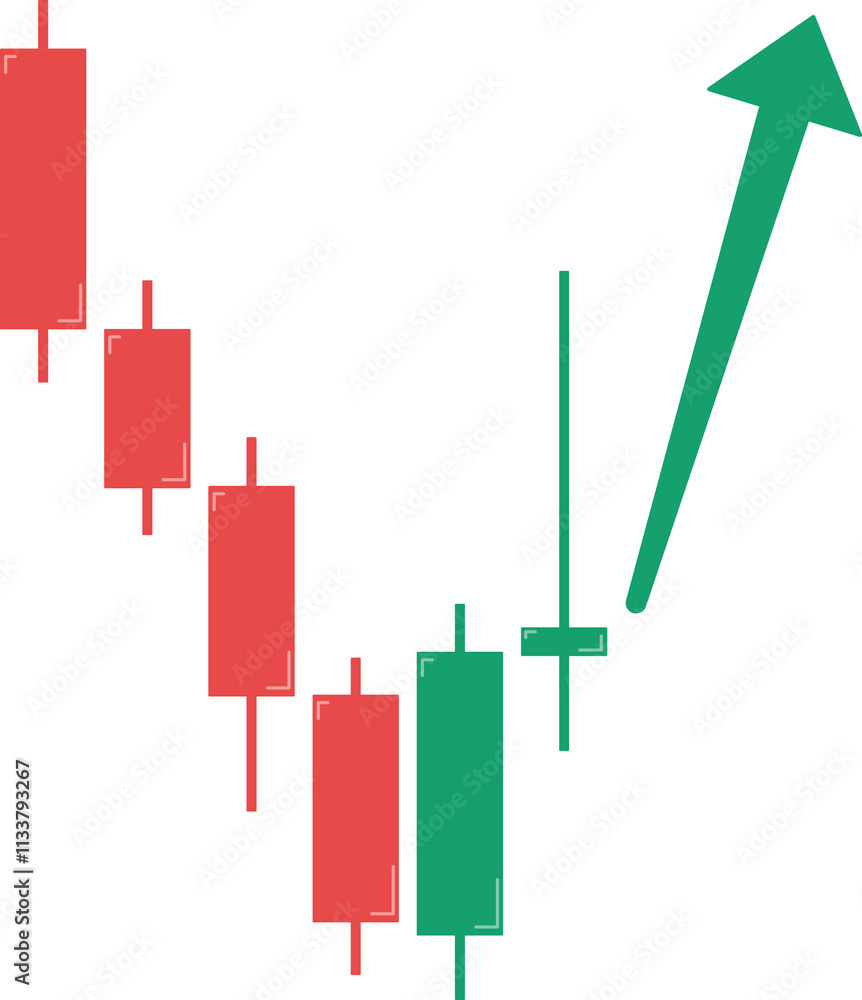 Candlestick setup for long position. Reversal pattern Stock ...
