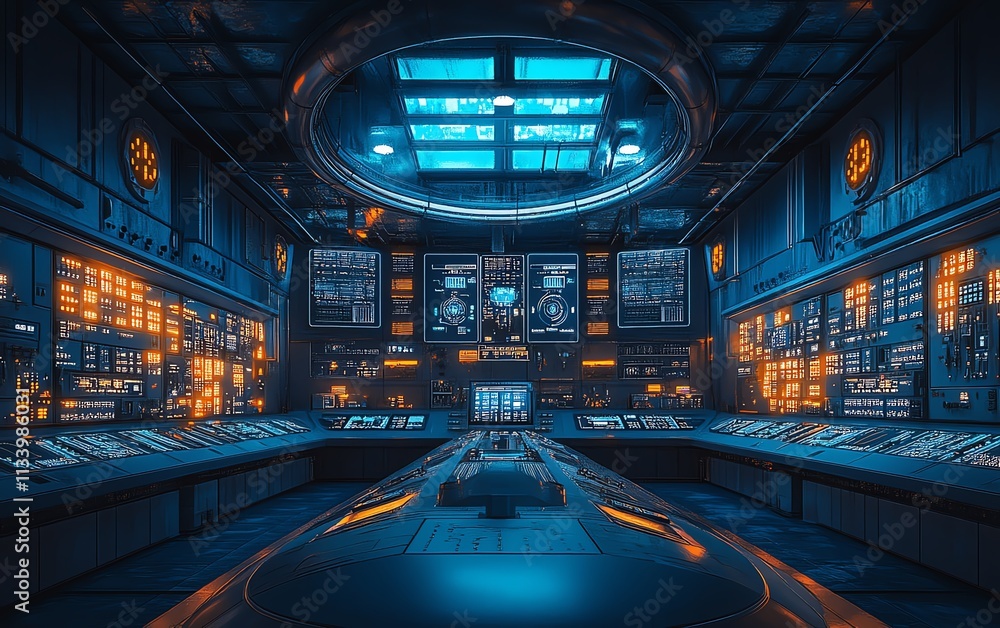 Advanced central control panel in a nuclear power plant reactor ...