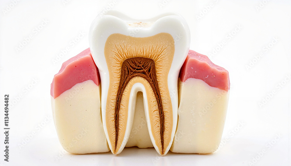 Tooth anatomy model for dental education and anatomical understanding ...