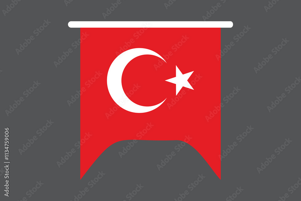 Turkey flag, The flag of Turkey, Flag of Turkey national country symbol ...