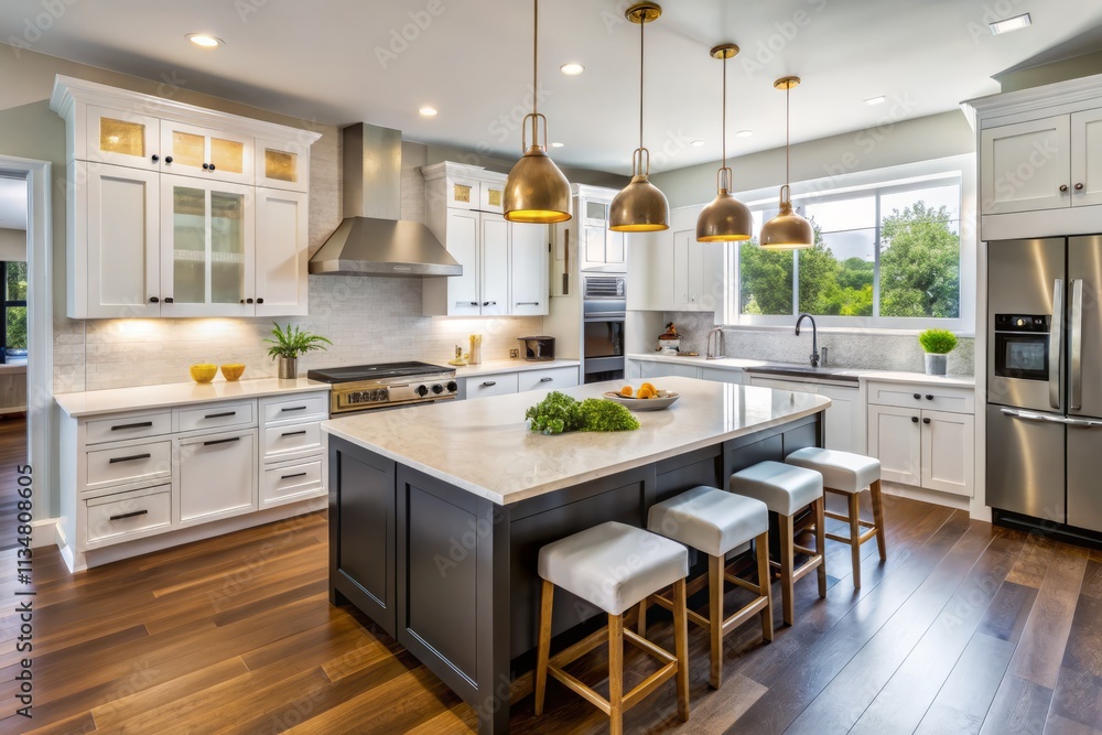 Stunning Bird's Eye View Home Renovation: Modern Kitchen Cabinet Design ...