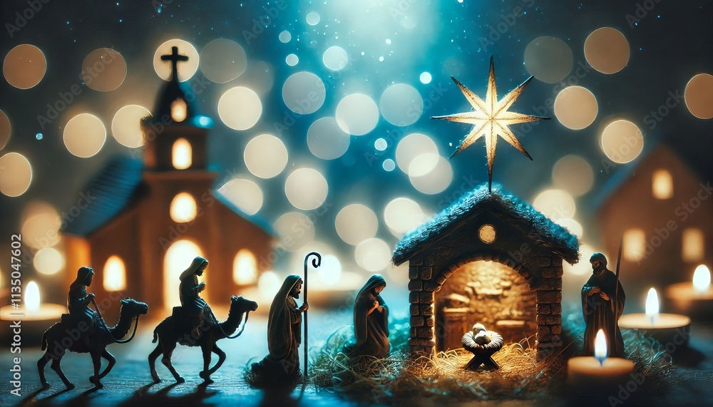 Birth of Jesus Christ - Nativity Scene - Catholic, Jewish Christian ...