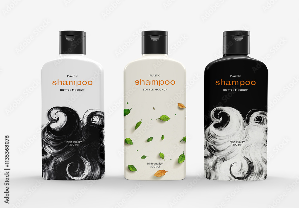 Shampoo Bottle Mockup – High-Quality PSD Template with Editable ...