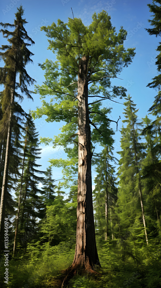 Majestic Dominance: A Portrait of The Mature and Powerful AK Tree ...