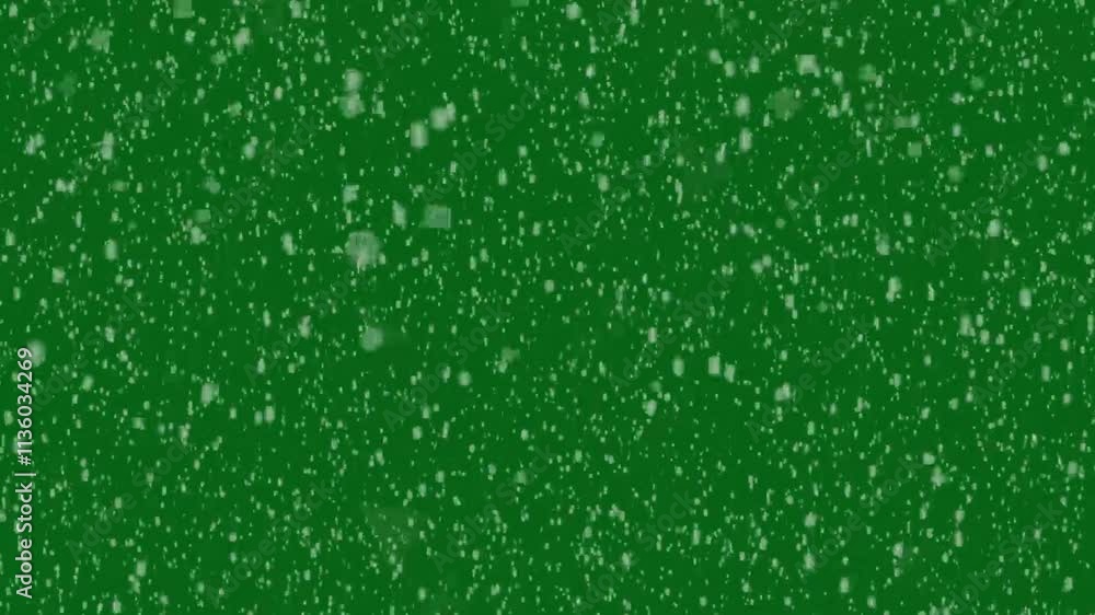 snowfall overlay with green screen,winter, falling snow effect backdrop, slowly falling, Snow ...