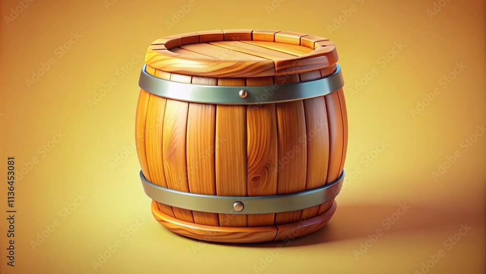 Cartoon Wooden Barrel PNG, Cute Barrel Illustration, Barrel Clipart ...