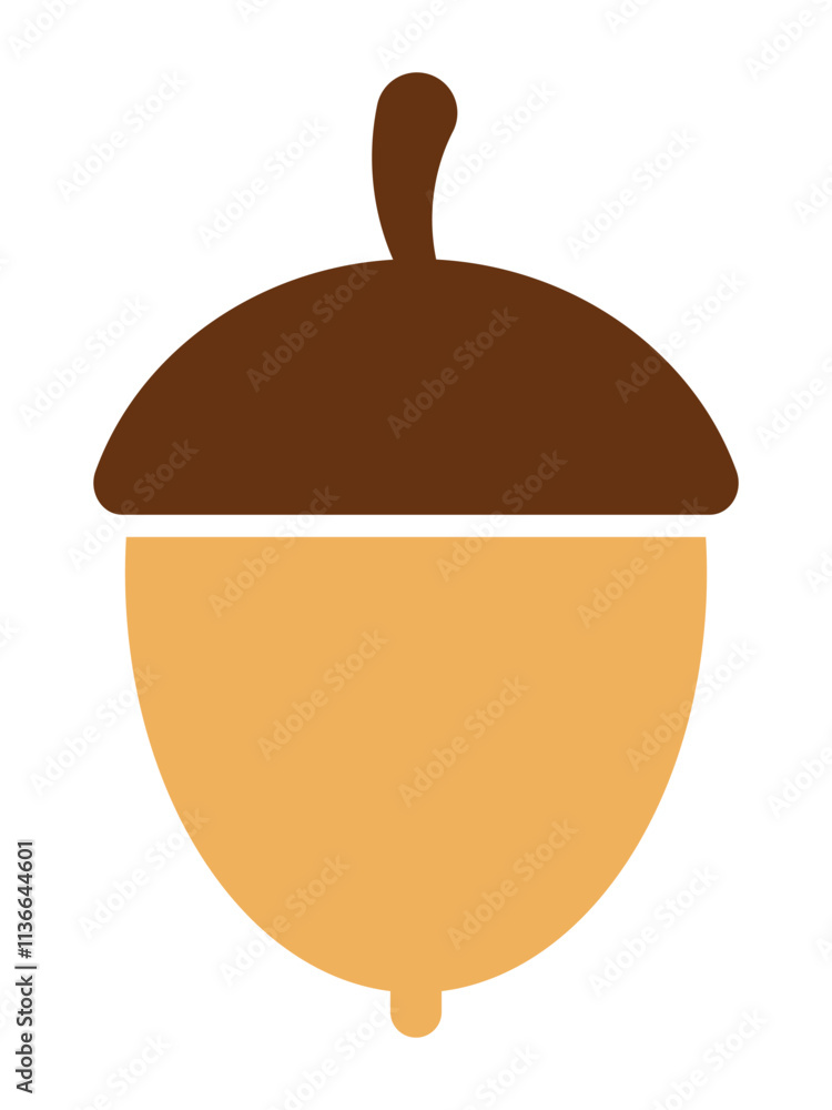 Nut icon, vector logo design. Simple nut icon template isolated on ...
