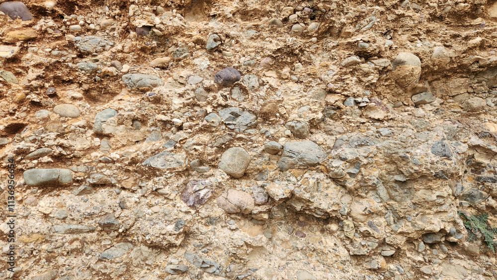 Conglomerate rock is a coarse-grained sedimentary rock composed of ...