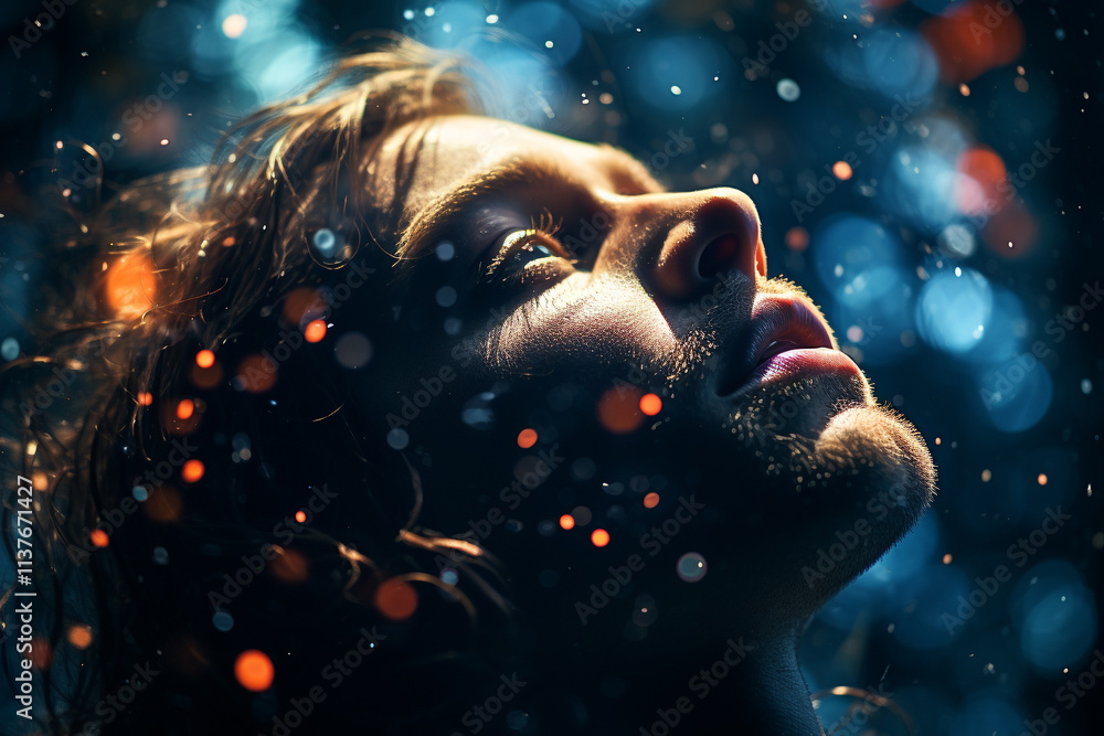 Behold boundless enigmas of cosmic expanse, adorned with its abyssal ...